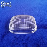 China Durable Molded Borosilicate Glass LED Lens Cover for Directional Lighting for sale