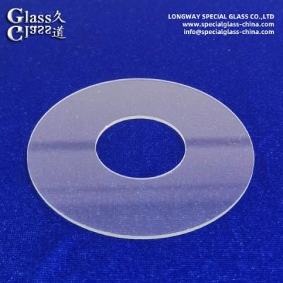China Custom Tempered Safety Glass Round Disc for Outdoor Lighting for sale