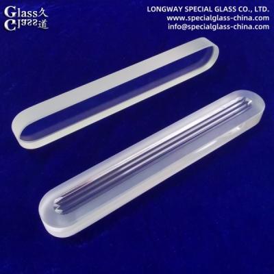 China High Temperature Resistant Tempered Glass Gauge Glass for Boiler Water Level Indicator & Pressure Vessel for sale
