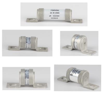 China Automotive EV Battery Ceramic Fuse 250VDC 300A DC20kA Bolted Type for sale