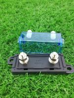 China 500A 100VDC Bolt On Fuse Holder Blue Nylon M8 Stud ANM-B for sale