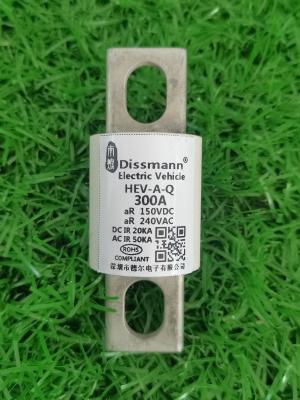 China EV HEV 250V DC Electric Vehicle Fuse 300A Bolt Type for Charging Station Battery Protection for sale