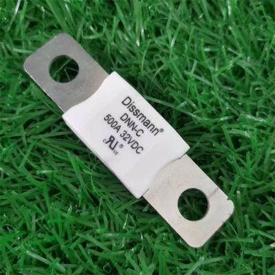 China Ceramic Flat Plug Low Voltage Fuses UL Certified DC32V 58V 80V for sale