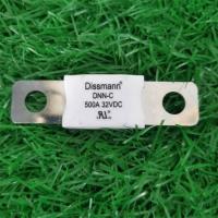 China UL Certified DC32V 500A Automotive Bolt Down Fuse Equal to MEGA Plus for sale