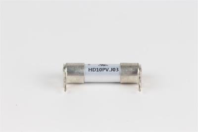 China 10x38mm Ceramic Fuse 1000VDC 30A Solder Plate Mount HD10D.J03 UL Certified High Voltage for sale