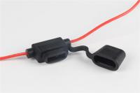 China Black 30 Amp Panel Mount Fuse Holder Automotive Inline 12VDC for sale