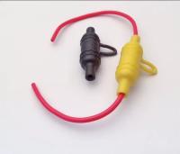 China Black 30 Amp Panel Mount Fuse Holder Automotive Inline 12VDC for sale