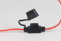 China Black 30 Amp Panel Mount Fuse Holder Automotive Inline 12VDC for sale