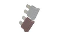 China Lighted Automotive 1 Amp Fast Acting Fuse PBT Material Flat Shape 58VDC for sale