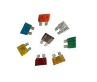 China PBT Low Profile Mini Blade Fuse 32VDC 1A to 40A Automotive Car Fuse for sale