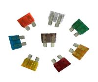 China PBT Low Profile Mini Blade Fuse 32VDC 1A to 40A Automotive Car Fuse for sale