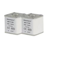 China Battery Pack High Current Automotive Fuse 630A 750VDC Zinc Alloy Pins Ceramic Body for sale