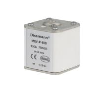 China Battery Pack High Current Automotive Fuse 630A 750VDC Zinc Alloy Pins Ceramic Body for sale