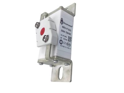 China Energy Storage Car Fuse with Indicator Light 250A Rated Current Fiber Pipe DC750V for sale