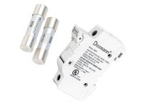 China 100A 10x38 Energy Storage System Fuse 1000VDC Solar PV Cartridge Fuse Fiber Pipe for sale