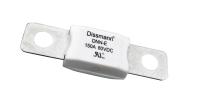 China Time Lag 150 Amp Automotive Fuse 80VDC Rated Voltage Bolt Down Fuse White for sale
