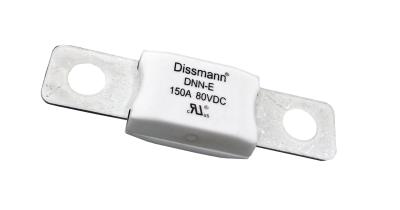 China Time Lag 150 Amp Automotive Fuse 80VDC Rated Voltage Bolt Down Fuse White for sale