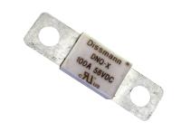 China Electric Wood Shell 200 Amp Cartridge Fuse 58VDC Bolt Down Time Lag Fuse for sale