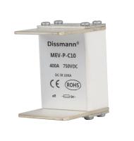 China Square Automotive Semiconductor Fuse UL248-13 400A 750VDC Copper Alloy for sale