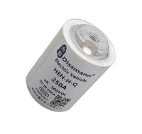 China Bolt Down Semiconductor Protection Fuse 250A Rated Current Ceramic Body Copper Alloy Pins for sale