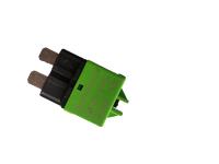 China SAE J1284 Green Resettable Circuit Breaker Blade Fuse 30A 28VDC for sale