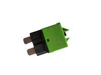 China SAE J1284 Green Resettable Circuit Breaker Blade Fuse 30A 28VDC for sale
