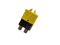 China Nylon Resettable Circuit Breaker Blade Fuse 28VDC 5A to 30A Mini Blade Fuse for sale