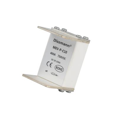 China 750VDC Solar PV Fuse MEV Series Ceramic High Voltage Fuse 10A to 400A for sale