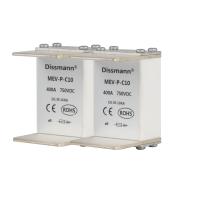 China 750VDC Solar PV Fuse MEV Series Ceramic High Voltage Fuse 10A to 400A for sale
