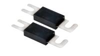 China 32V 300A Automotive Blade Fuse Ceramic Body Copper Alloy Pins Black for sale