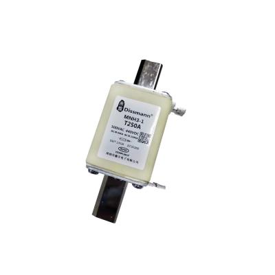 China DC50KA Mini Car Blade Fuse 250A 500VAC Energy Storage System White Ceramic Fuse for sale