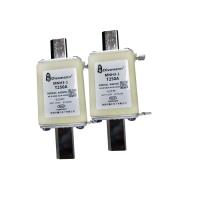 China DC50KA Mini Car Blade Fuse 250A 500VAC Energy Storage System White Ceramic Fuse for sale