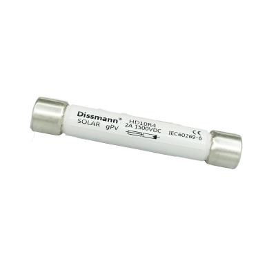 China 1500VDC High Voltage Solar Fuse 1A-40A Ceramic gPV aR UL TUV Certified for sale