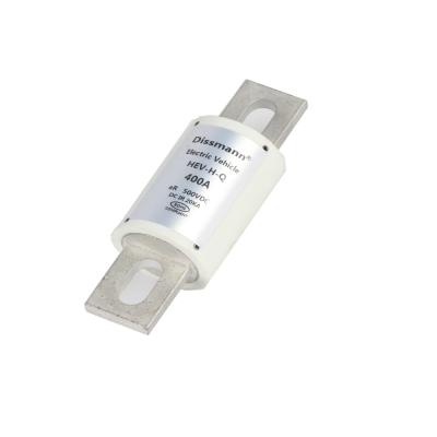 China 400 Amp 500VDC High Breaking Capacity Fuse Ceramic Body for UPS Protection for sale