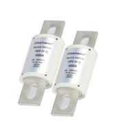 China 400 Amp 500VDC High Breaking Capacity Fuse Ceramic Body for UPS Protection for sale