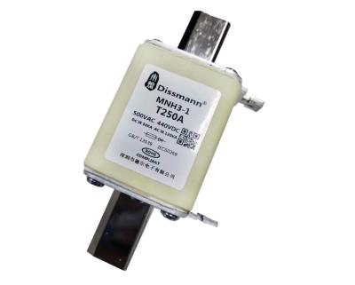 China MNH Series High Current Automotive Fuse 500VAC 440VDC 250A High Breaking Capacity for sale