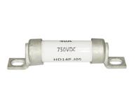 China 14x51 Energy Storage System Fuse 750VDC 10-150A Fiber Pipe Material for sale