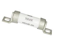 China 14x51 Energy Storage System Fuse 750VDC 10-150A Fiber Pipe Material for sale