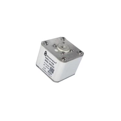 China 500VDC High Voltage HRC Fuse Cartridge MEV Series 800A Alloy Pin Ceramic for sale