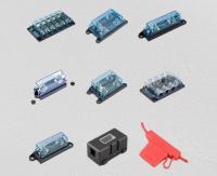 China Waterproof Inline DC Fuse Holder 32V 30A Automotive Fuse Panel Box for sale
