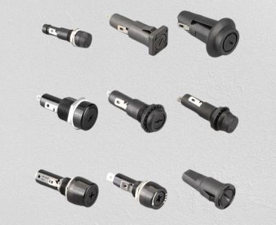 China Heavy Duty Panel Mount Fuse Holder 30A 250V AC for 5x20 6x30 10x38 Fuses for sale