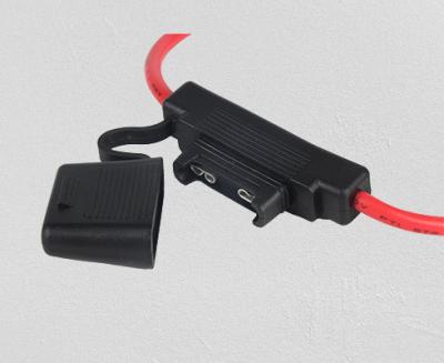 China Black 30 Amp Panel Mount Fuse Holder Automotive Inline 12VDC for sale