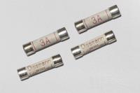 China BS1362 7A Inline Fuse 240VAC Ceramic Overload Protection Black British Standard for sale