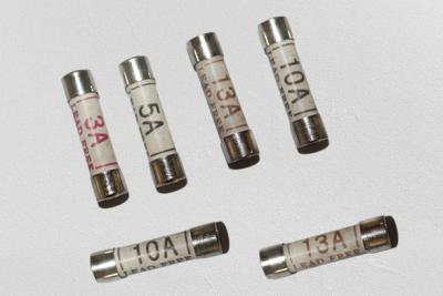China UK Plug British Standard BS1362 Ceramic Fuse 10A 240VAC for sale