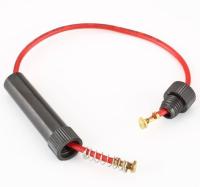 China 6x30mm 10A 250V Waterproof Inline Fuse Holder Auxiliary Fuse Block Black Phenolic Resin for sale