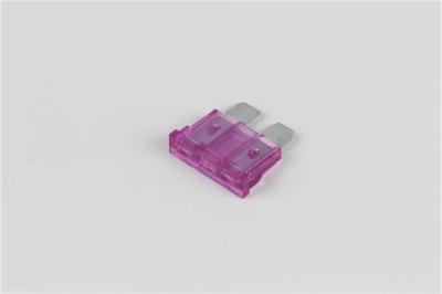 China Automotive Low Voltage Blade Fuse 10 Amp 32V DC Fast Blowing Zinc Alloy Pins for sale