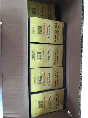 China Hot selling Factory directly supply single part bond paper restaurant docket book  for AU market for sale
