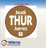 China Weekly food safety  label for restaurant usage for sale