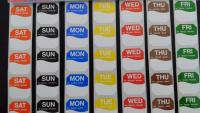 China Weekly food safety  label for restaurant usage for sale
