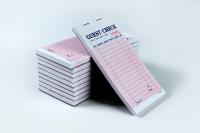 China Guest check CT-S6000 4.25 X 8.5 Inches US Guest Check for Bar with Black Ink Printing for sale